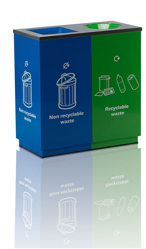 TWIN RECYCLE BIN